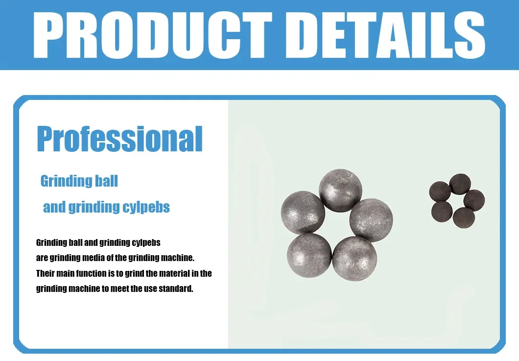 Chromium Grinding Balls Forged and Cast Grinding Media for Ball Mill ...