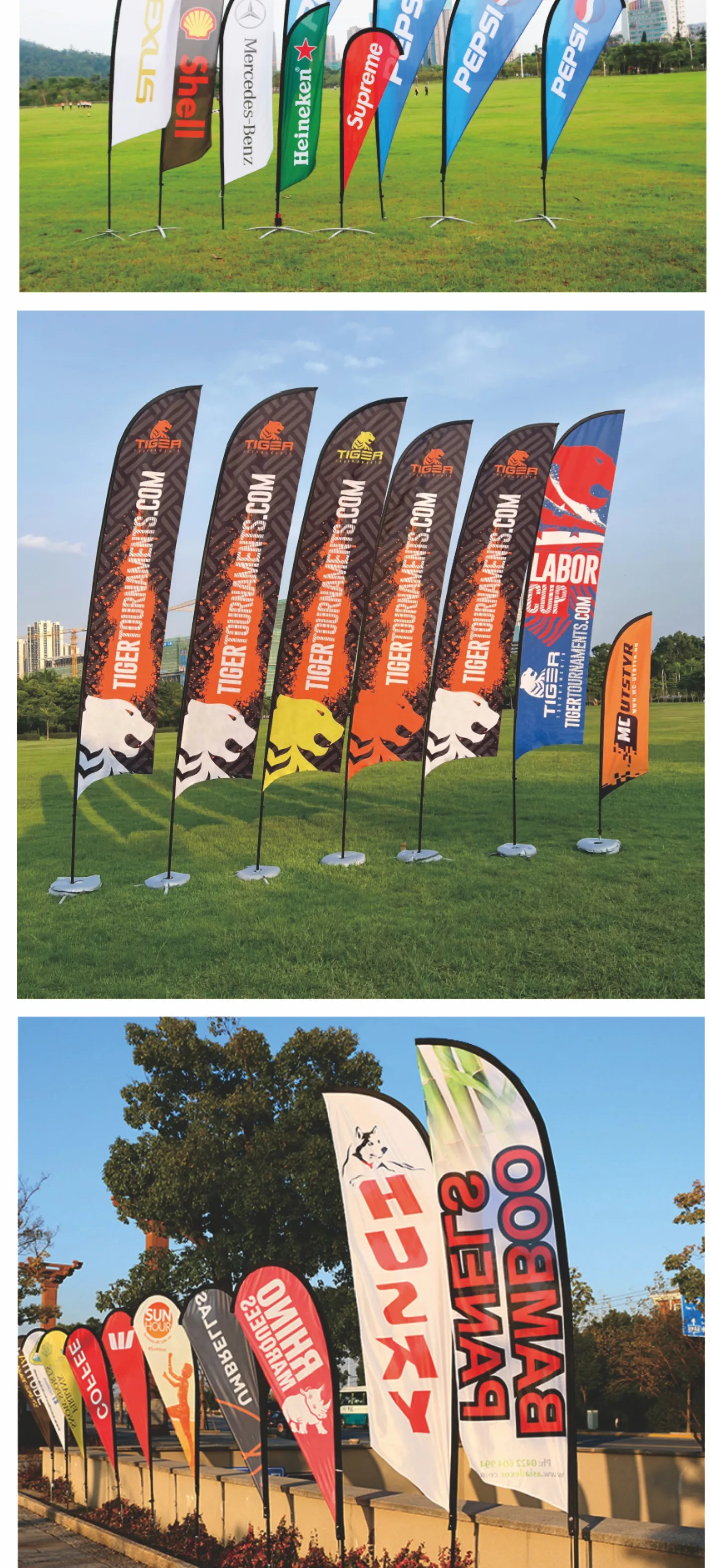 Cheap Campaign Custom Feather Signs - Durable Outdoor Flags
