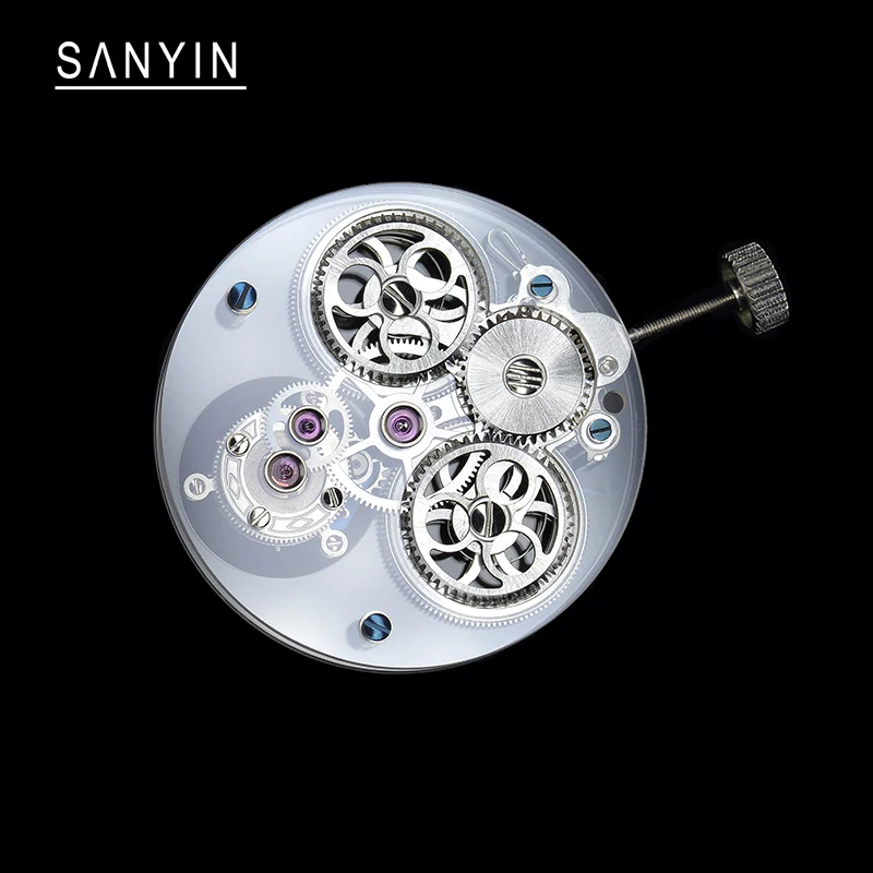 SANYIN Custom Automatic Mechanical Movement - Tourbillon Watch