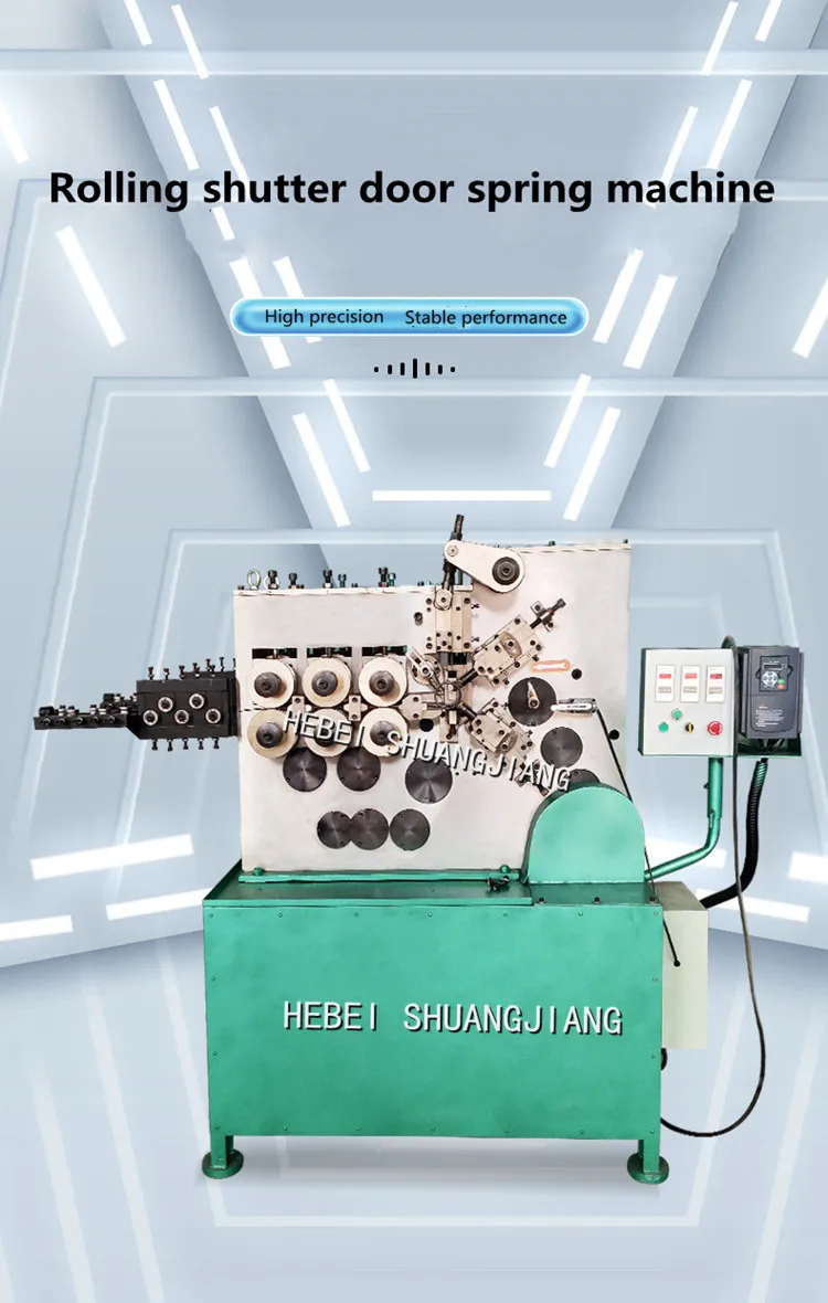 3-8mm Spring Coiling Machine - Automatic Garage Door Torsion Spring Maker