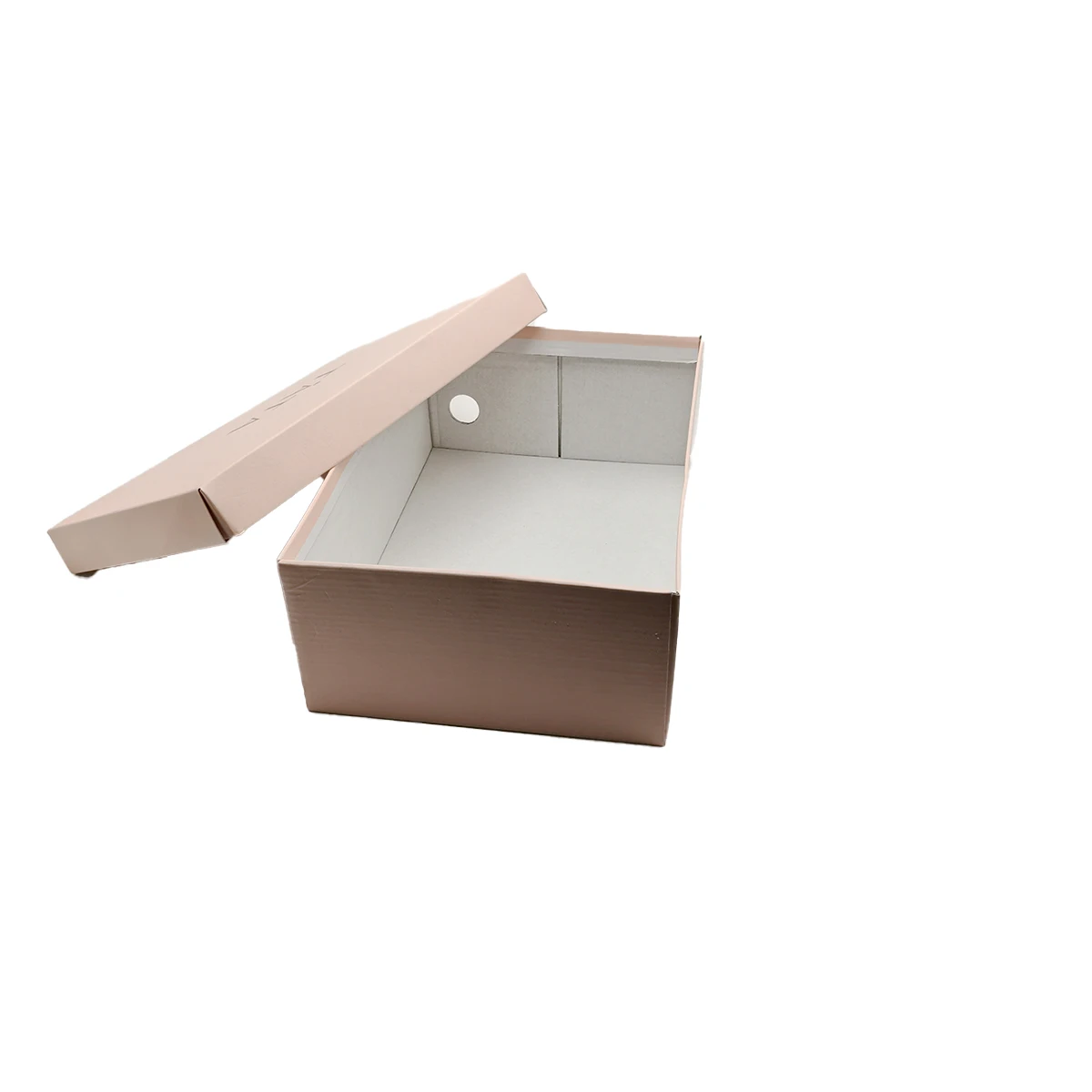 Custom Corrugated Box With Handle Logo Luxury Shoes Boxes Packaging ...