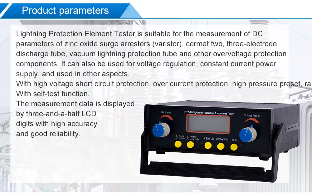 FC-2G lightning protection Component Tester Automatic Discharge USB ...