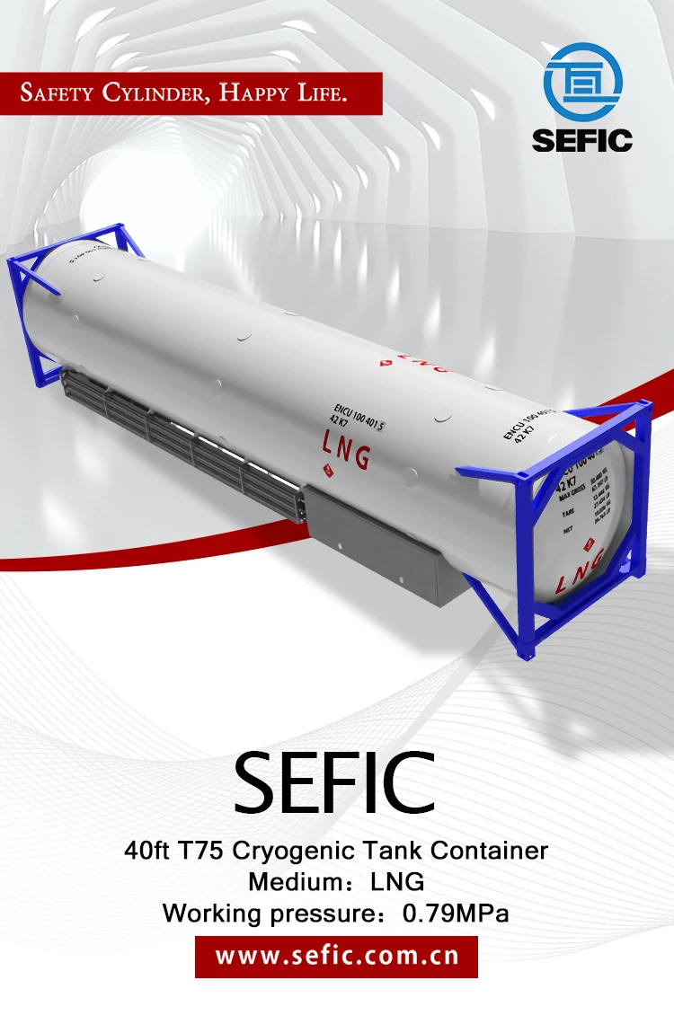 IN STOCK Ship With 10 Days 40ft T75 Cryogenic Lng tank Container for ...