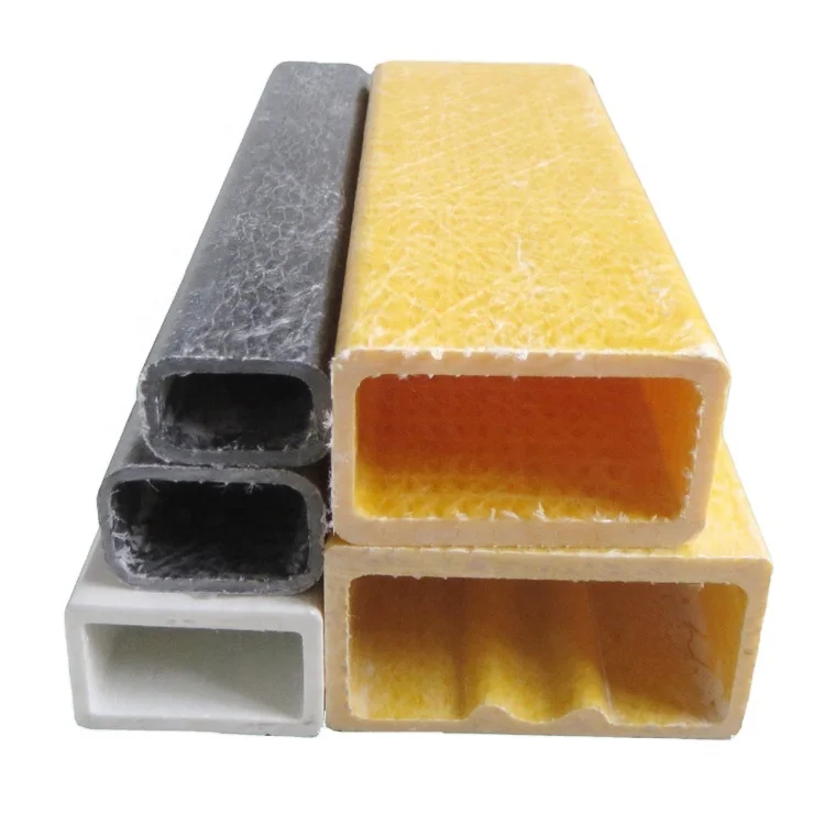 Structural Frp Fiber Glass Rectangular Tubes Hollow Pultruded Frp ...