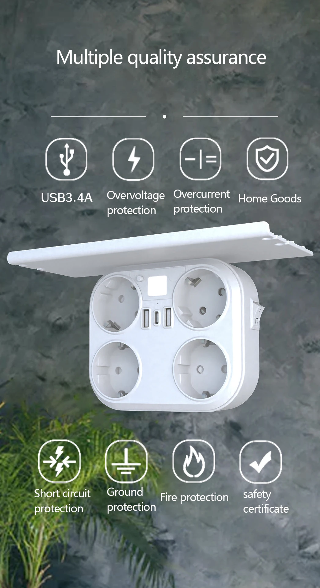 European Usb Rubik's Cube Socket Converter European Standard German ...