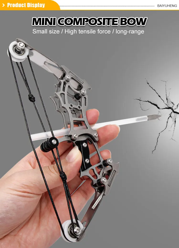 Baiyuheng Mini Archery Compound Bows Hunting Composite Mini Bow for ...