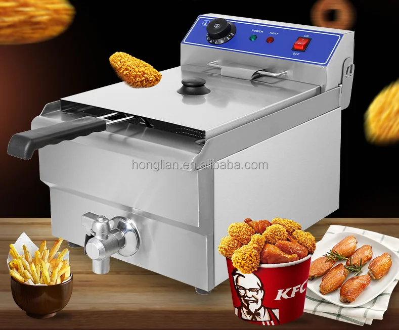 16L KFC Fried Chicken Chips Fry Machine Price - High Temp