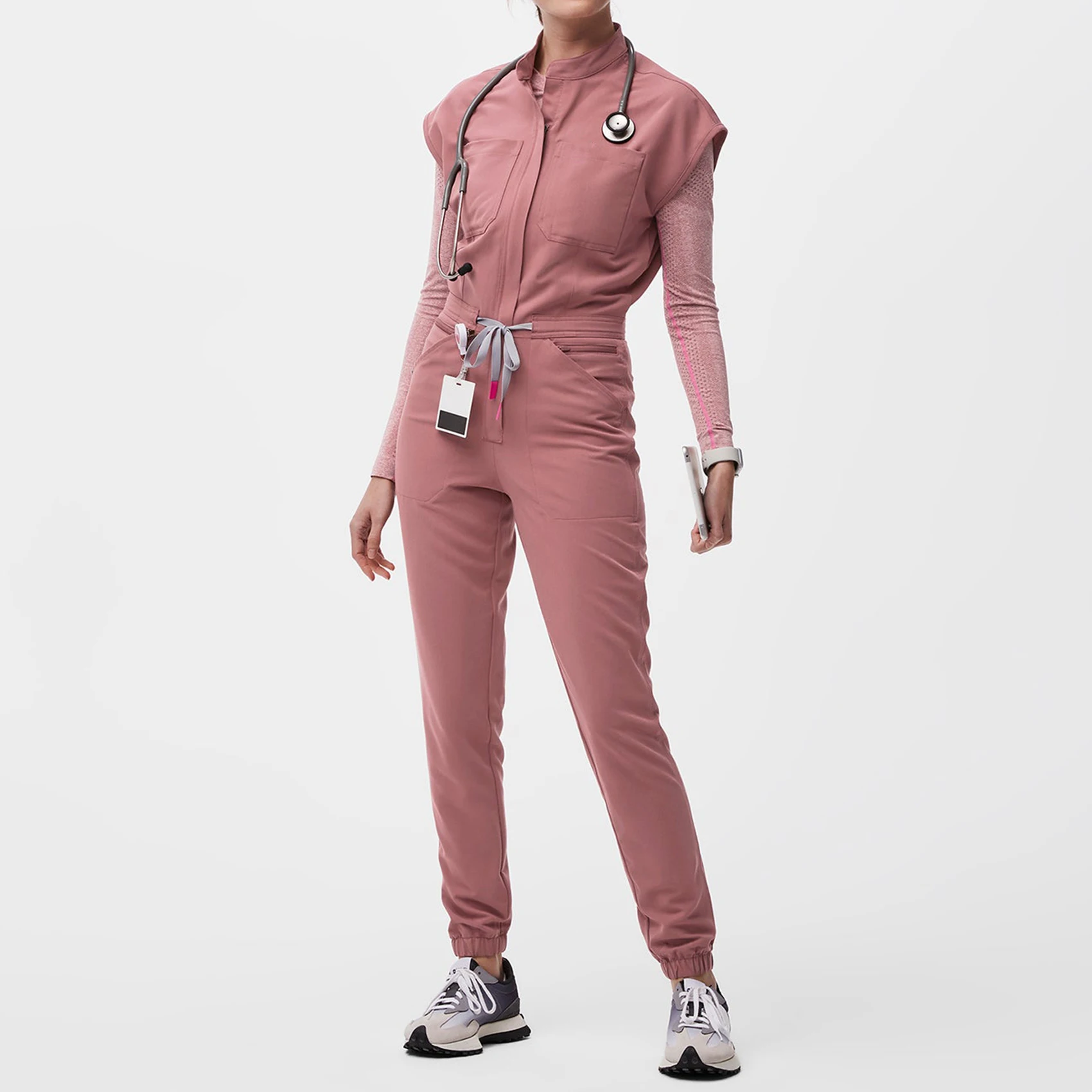 Stylish Hospital Scrub Uniforms - Customizable Jumpsuits
