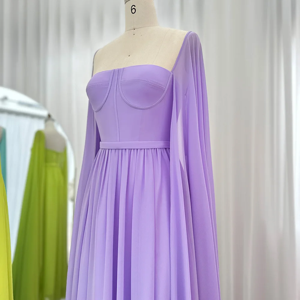 Lemon Yellow Dubai Evening Dresses - Elegant Party Gowns