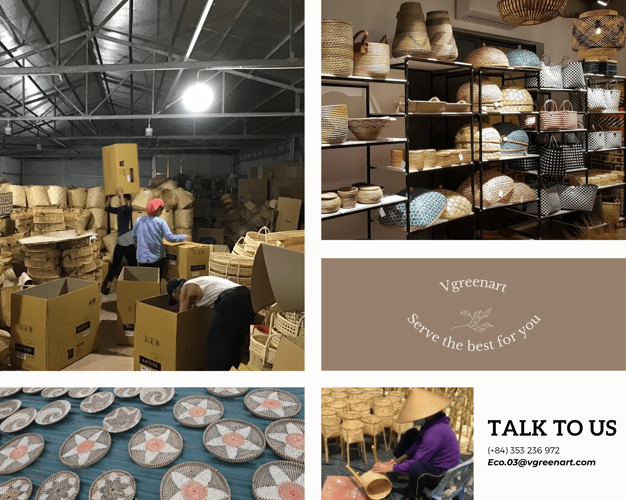 Handmade Natural Rattan Mirror With Natural Color And Simple Rustic ...