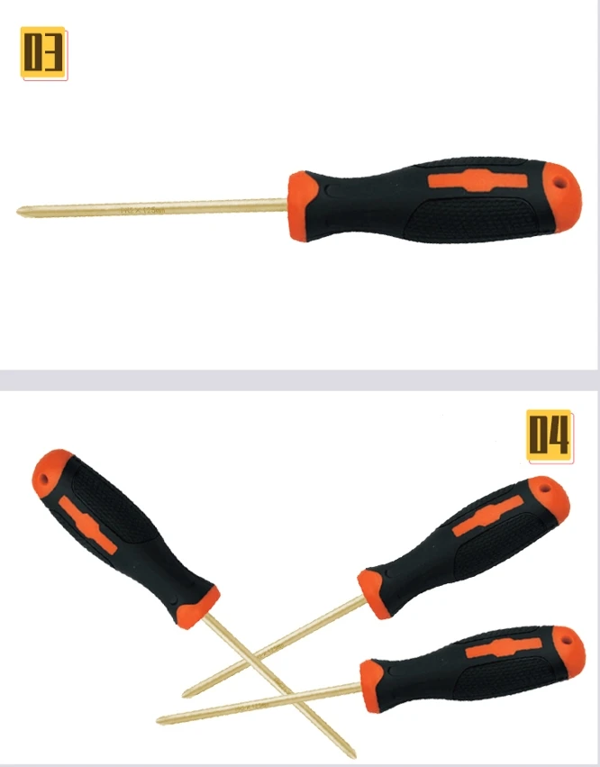 Impa 615923 Special Aluminum Bronze Screwdrivers Phillips Plastic Handle