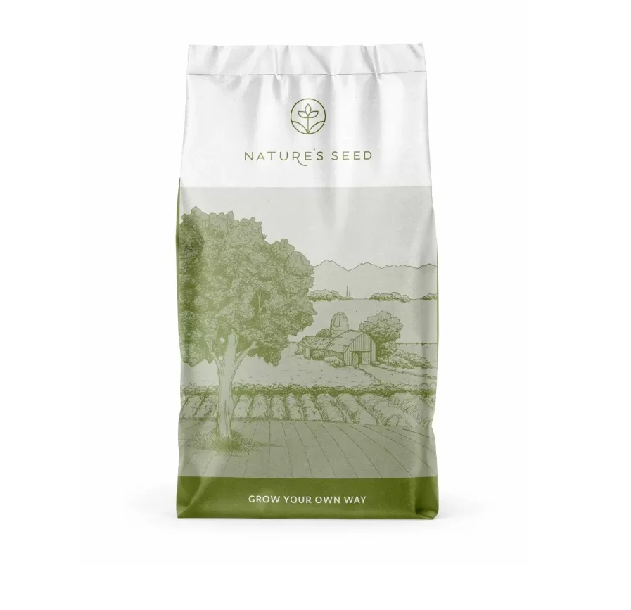 Plastic Big Lawn Grass Seeds Packaging Bag Heat Seal Light Proof Side ...