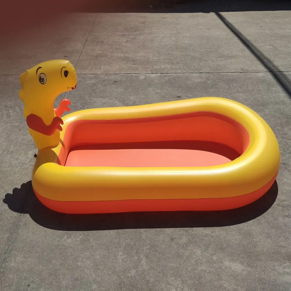 170cm Pvc Inflatable Splashing Swimming Pool For Kids Dinosaur Animal ...