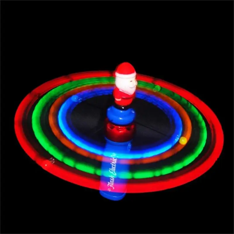 Christmas Light Up Orbiter Clown Spinning Wand Toy Xmas Led Electronic ...