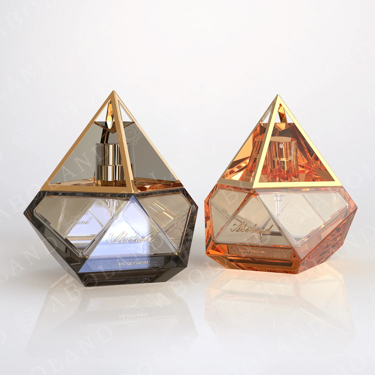 Unique Pyramid Perfume Bottle Original Design With Patent Certificate ...