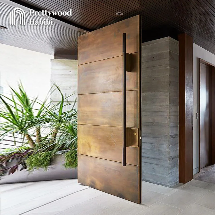 Prettywood Postmodern Design House Exterior Front Entrance Rustic ...