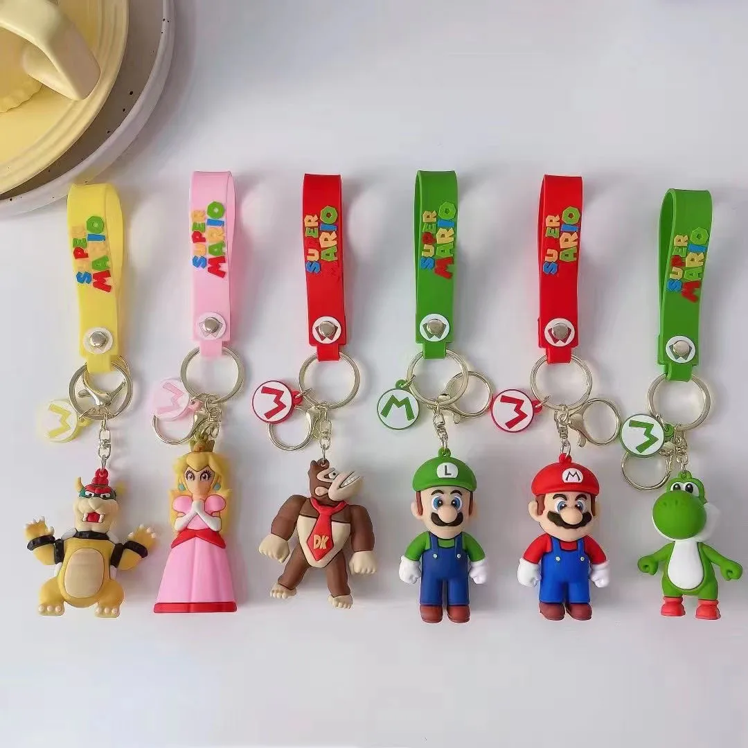 Shop Our New Arrival of 3D Cartoon Super Mario Keychains