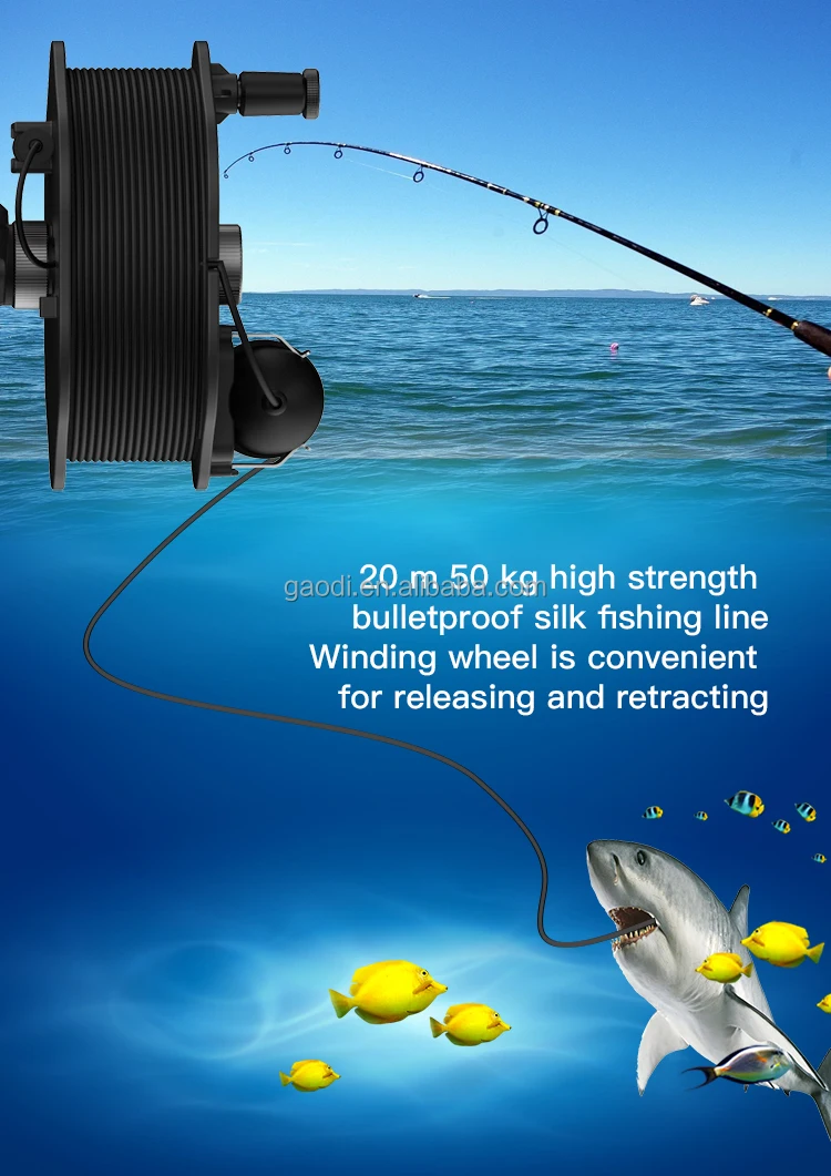 Outdoor Visuable Monitor Fishing Camera Rechargeable Waterproof Fish ...