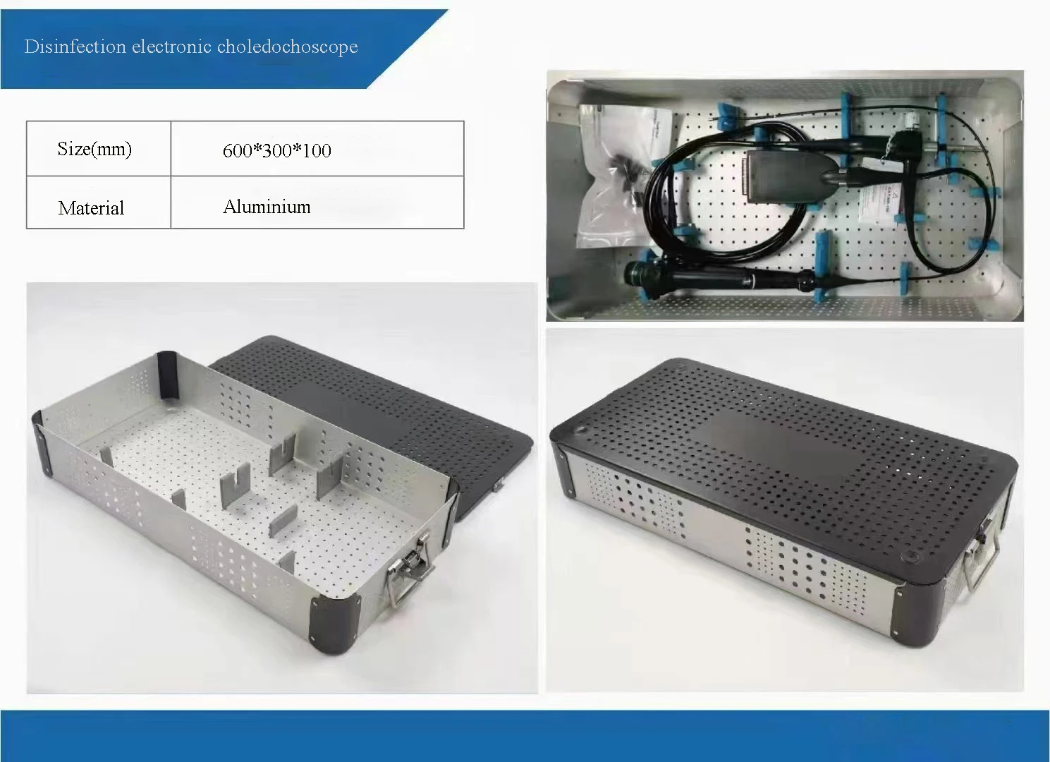 Stainless Steel Arthroscopy Instruments & Sterilization Box