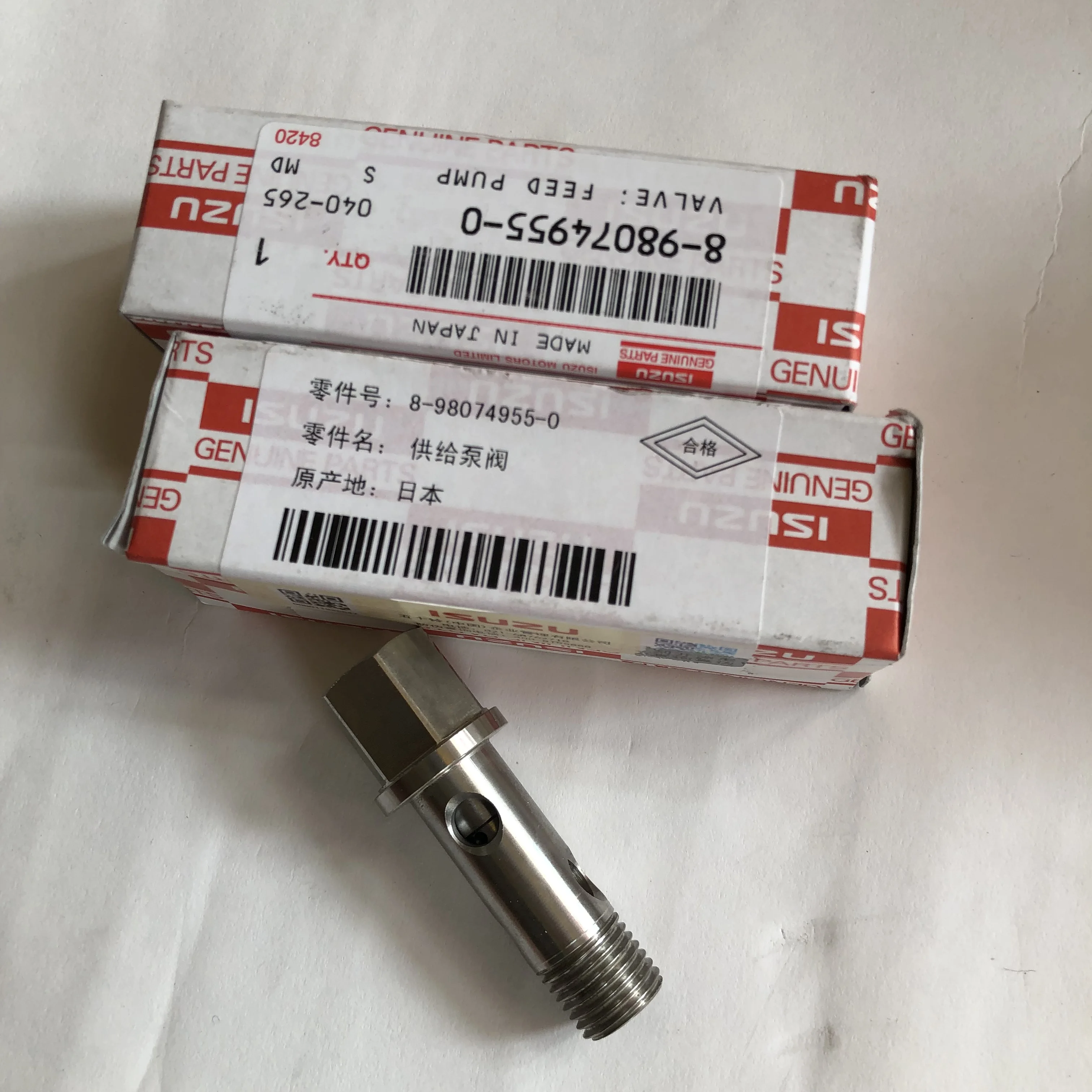 Genuine for Isuzu 4HK1 6HK1 Engine Diesel Fuel Pump Valve Model ...