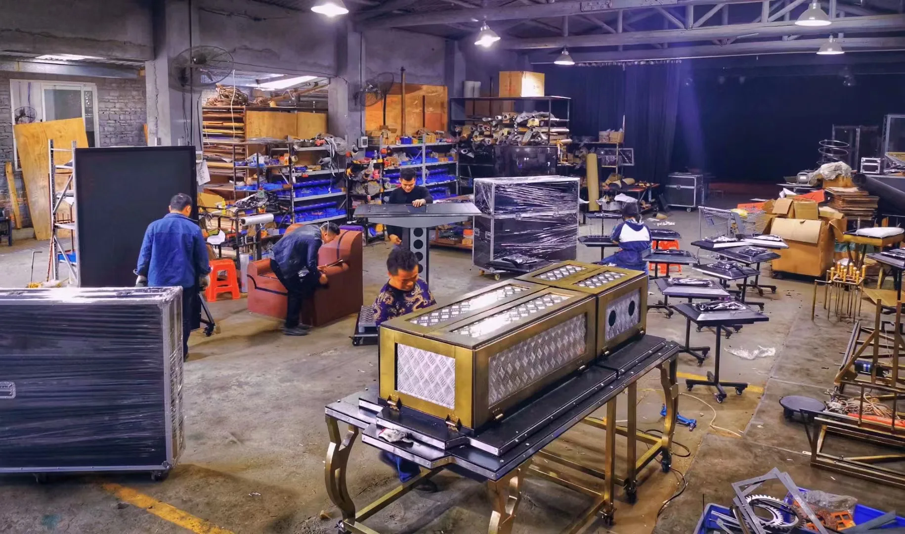 Large Stage Illusions Conjure Up A Human Box Magic Equipment Magic Prop ...