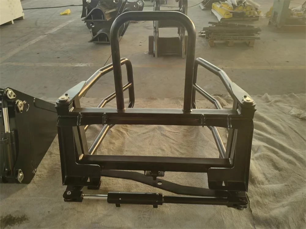 Multi Functional Bale Handling Skid Steer Loader Attachments Hydraulic ...