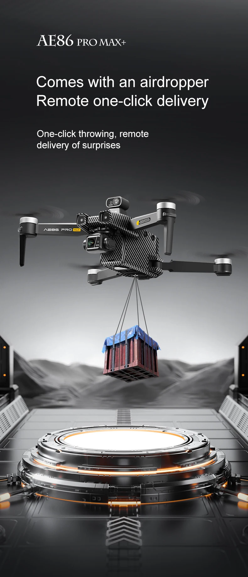 AE86 PRO MAX Plus - Drones with 4K Camera & 3-Axis Gimbal