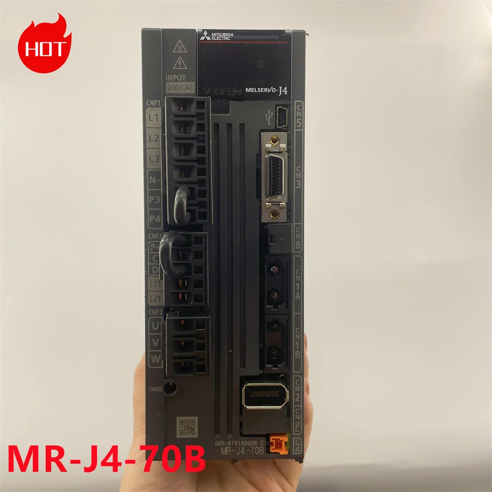 Mitsubishi Motor Servo Drive Controller J4 Series Servo Drive Mr-j4-40b/70b/100b/200b Models In ...
