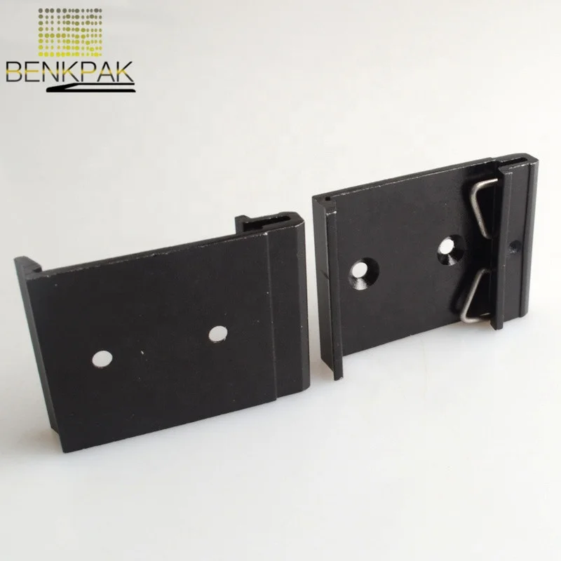 35mm Aluminum Din Rail Fixed Clamp Fasten Clip For Relay Mounting ...