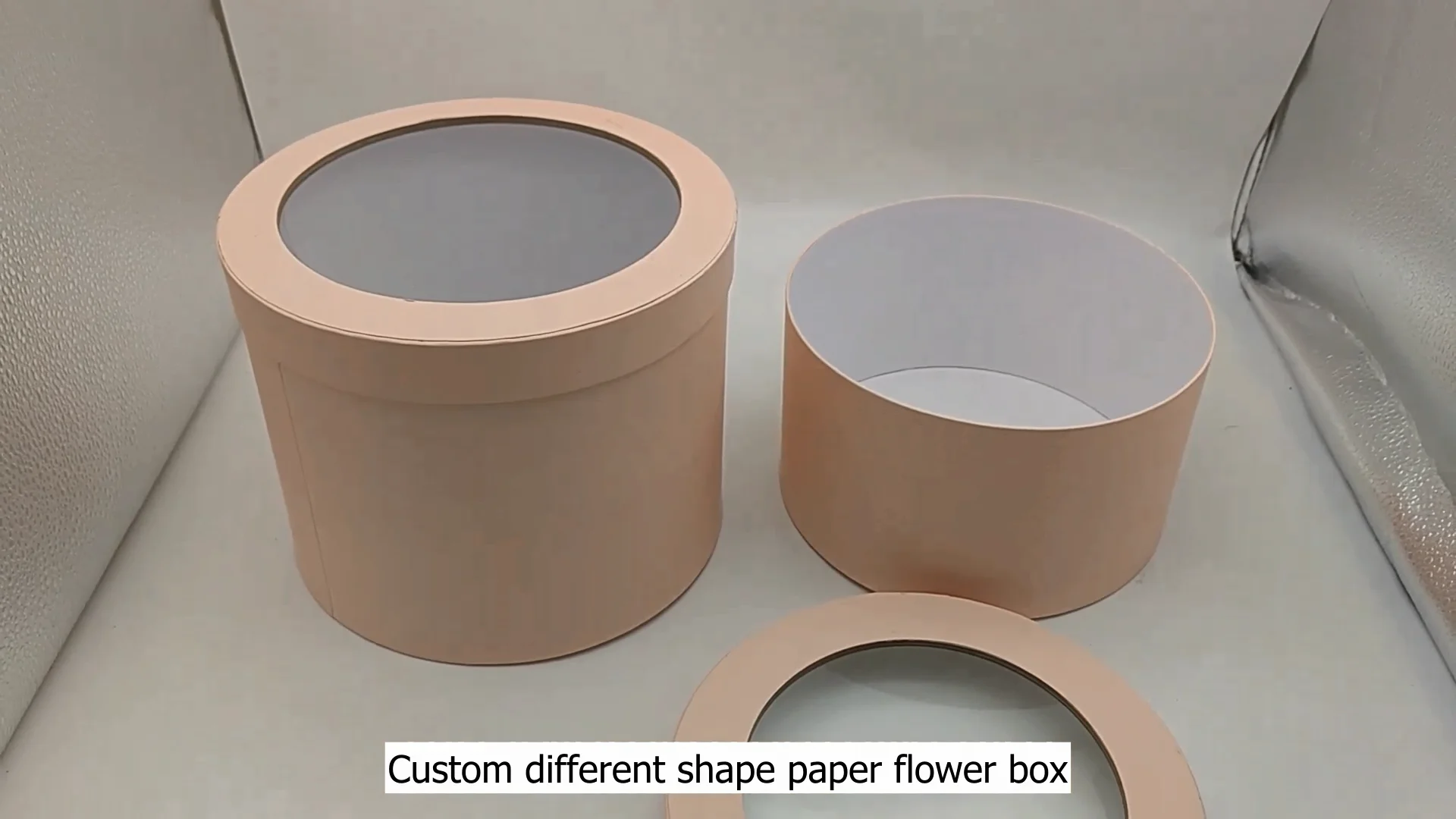 Customized Cardboard Luxury Pretty Valentine Box Rose Flower Packaging ...