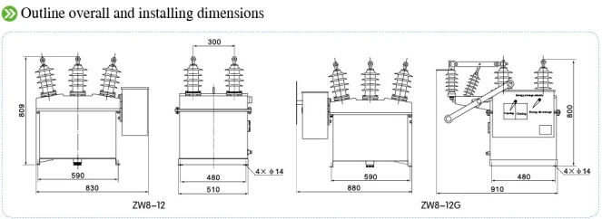 ZW8-12 Outdoor High Voltage AC Vacuum Circuit Breaker| Alibaba.com