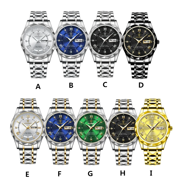 POEDAGAR 615 Luxury Men's Watch - Waterproof & Luminous