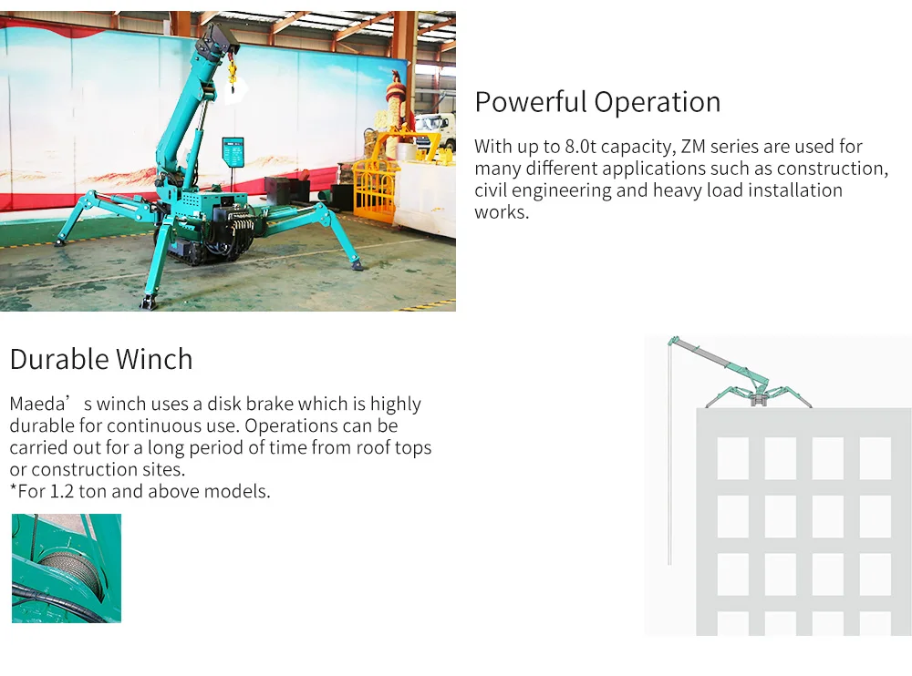 Mini Spider Crawler Crane Elevator Hoist Glass Curtain Wall Spider ...