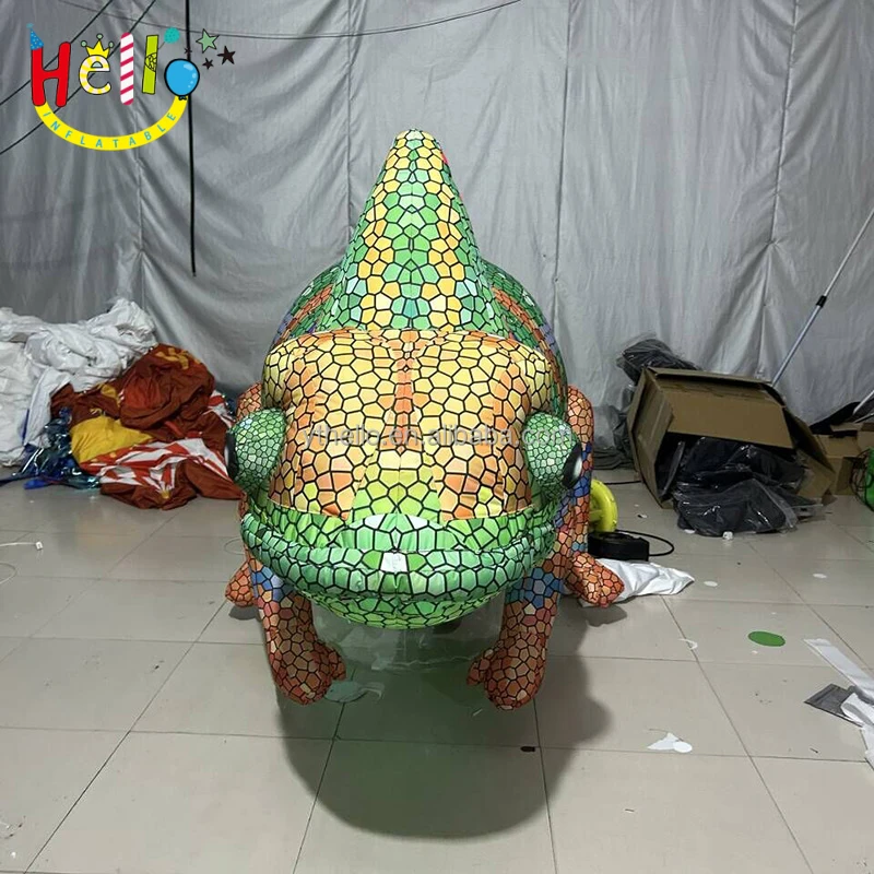 Custom Inflatable Lizard Advertising Model Inflatable Chameleon With ...