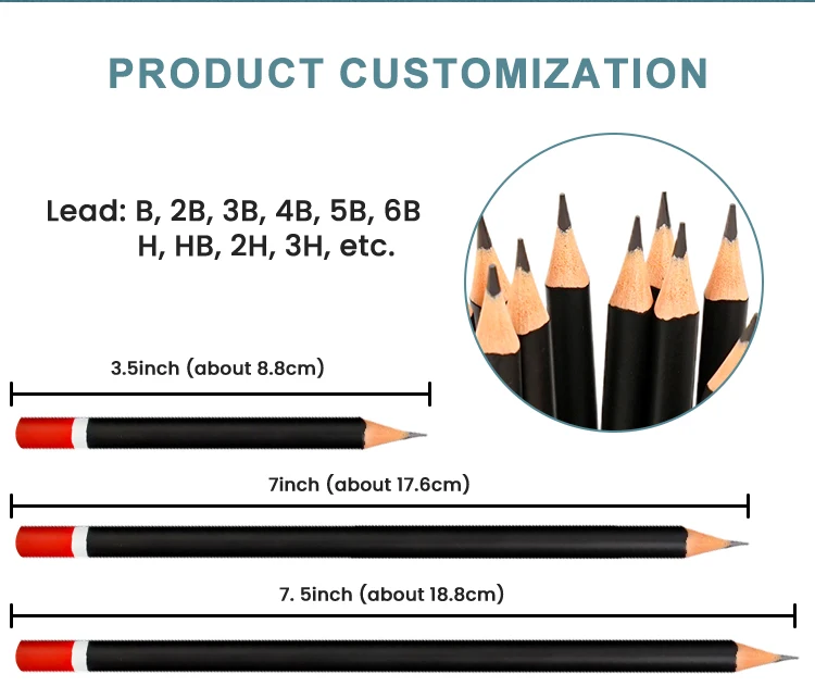 Wholesale Custom Natural Wood Standard Pencil Office School Stationery ...