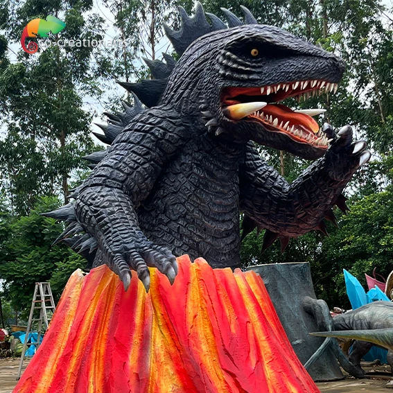 Alibaba.com: High Simulation Factory Animatronic Godzilla Model 1 pc ...