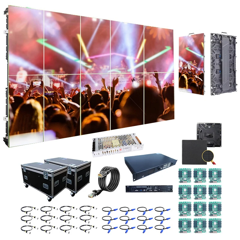 Muen P3.91 Waterproof HD LED Wall High Brightness Movable LED Video ...