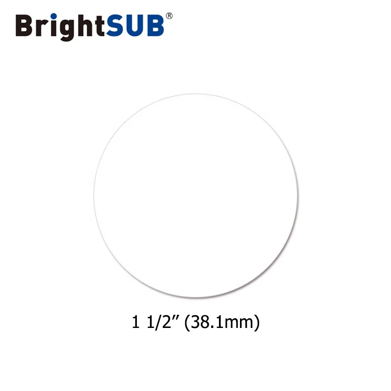 38.1mm Sublimation Aluminum Discs Sublimation Metal Round Disk Printing ...