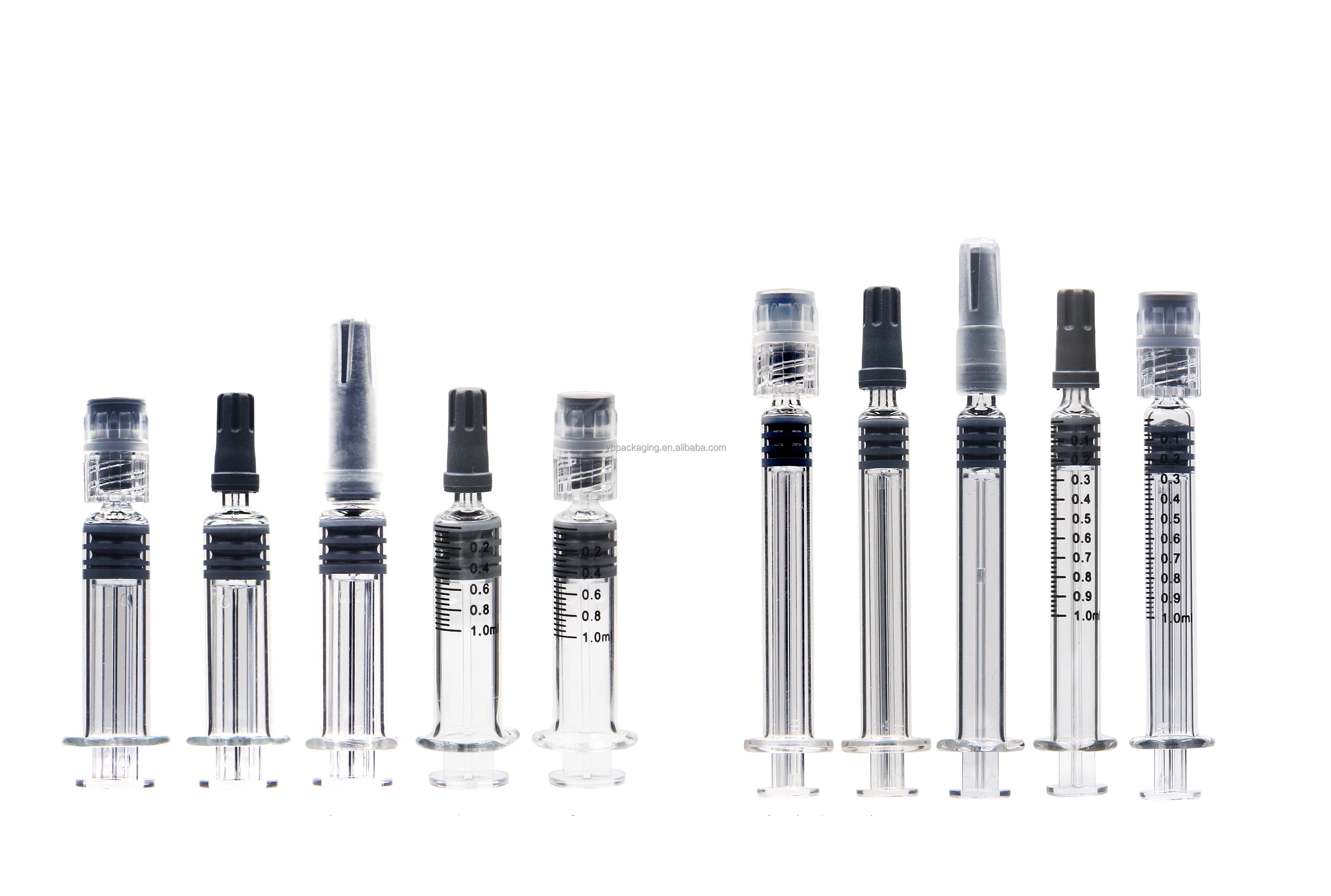 Prefilled Syringe 1ml Glass Cart Filling Disposable Syringes Oil 1ml ...