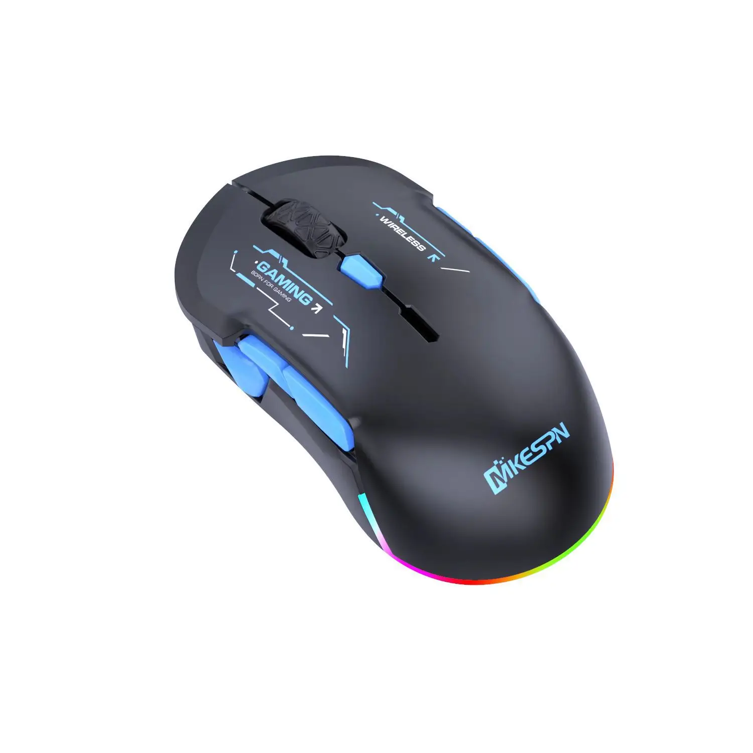 multi-channel macro definition gaming mouse 10-key wireless BT wired ...