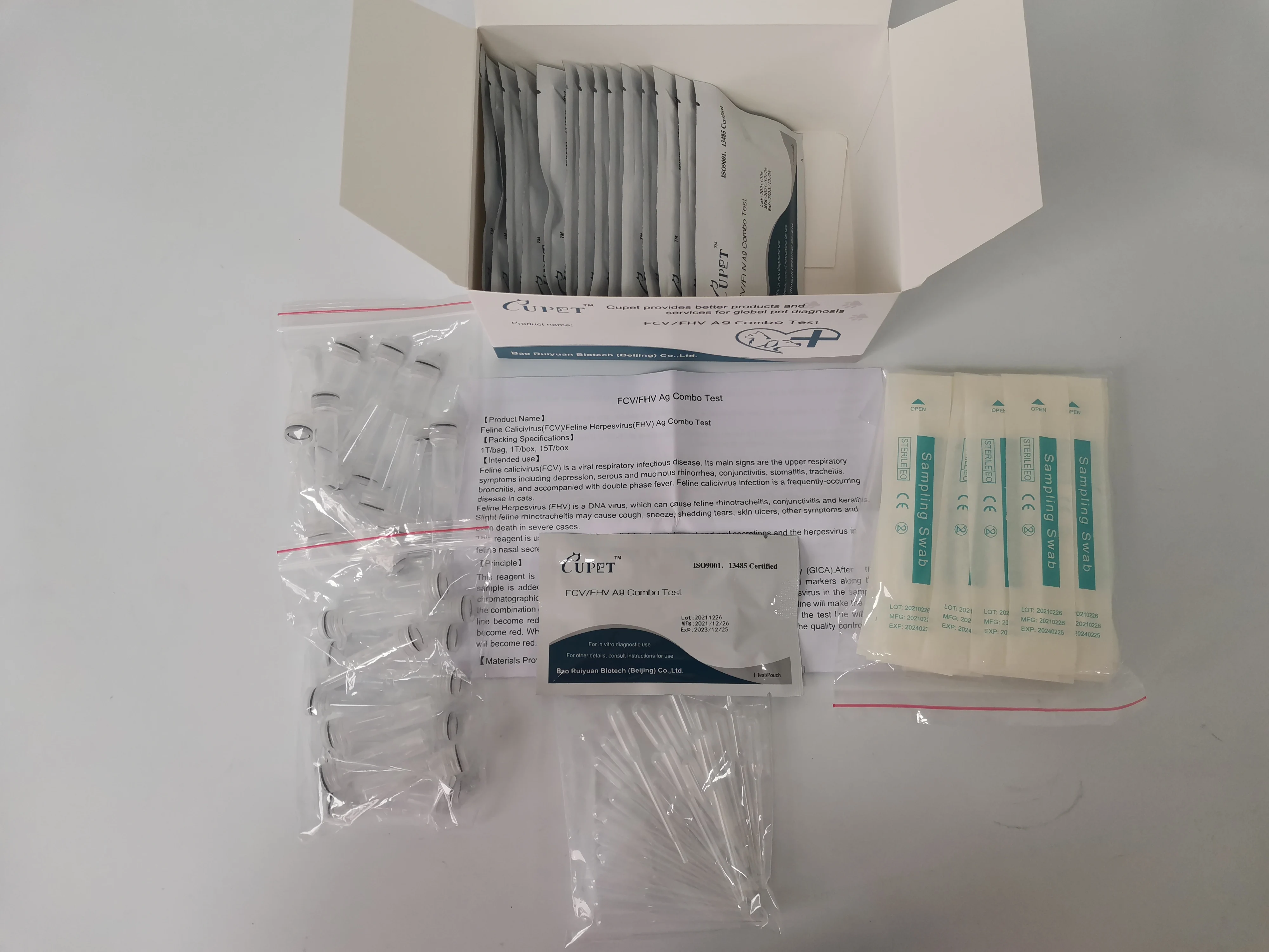 Fast Pet Portable Packaging Calicivirus(fcv)/herpesvirus(fhv) Ag Ct For ...