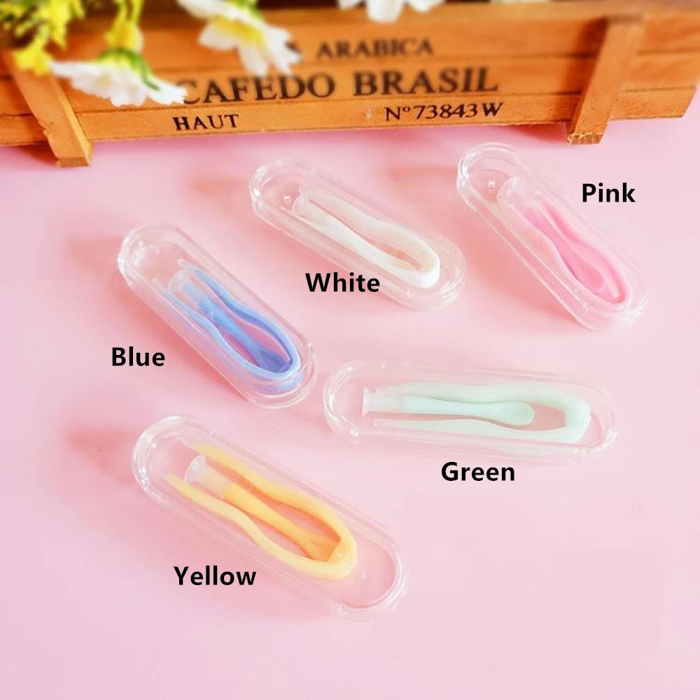 Eyeshare Custom Practical Plastic Contact Lens Case with Tweezers ...