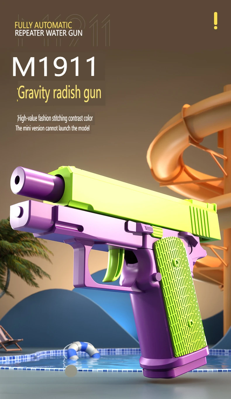 Sand Hawk Toy Gun 3d Printing Mini Turnip Gun On Empty Bin Decompress ...