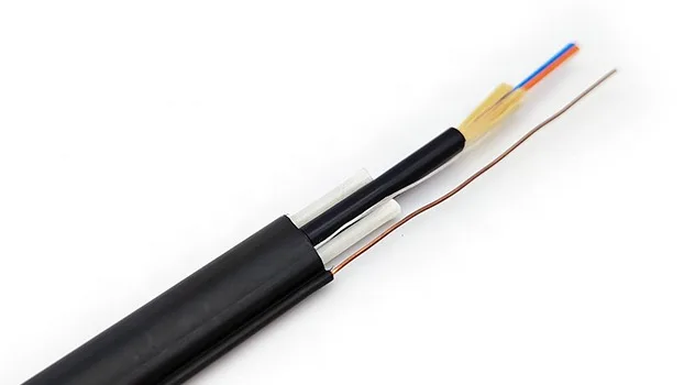 Fttp Toneable Tight Buffered Flat Drop Cable 2 Core Single Mode Optical ...