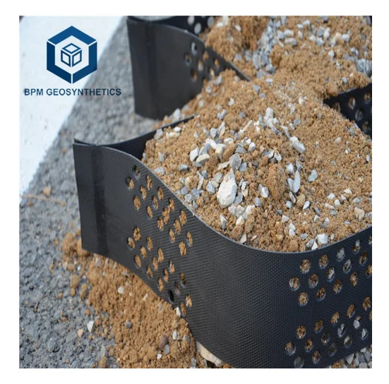 Hdpe Textured Perforated Geocell Retaining Walls Geocell Grass Pave ...