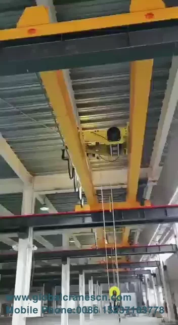 1-150 Ton Double Girder Overhead Crane For Foundry Casting Automatic ...