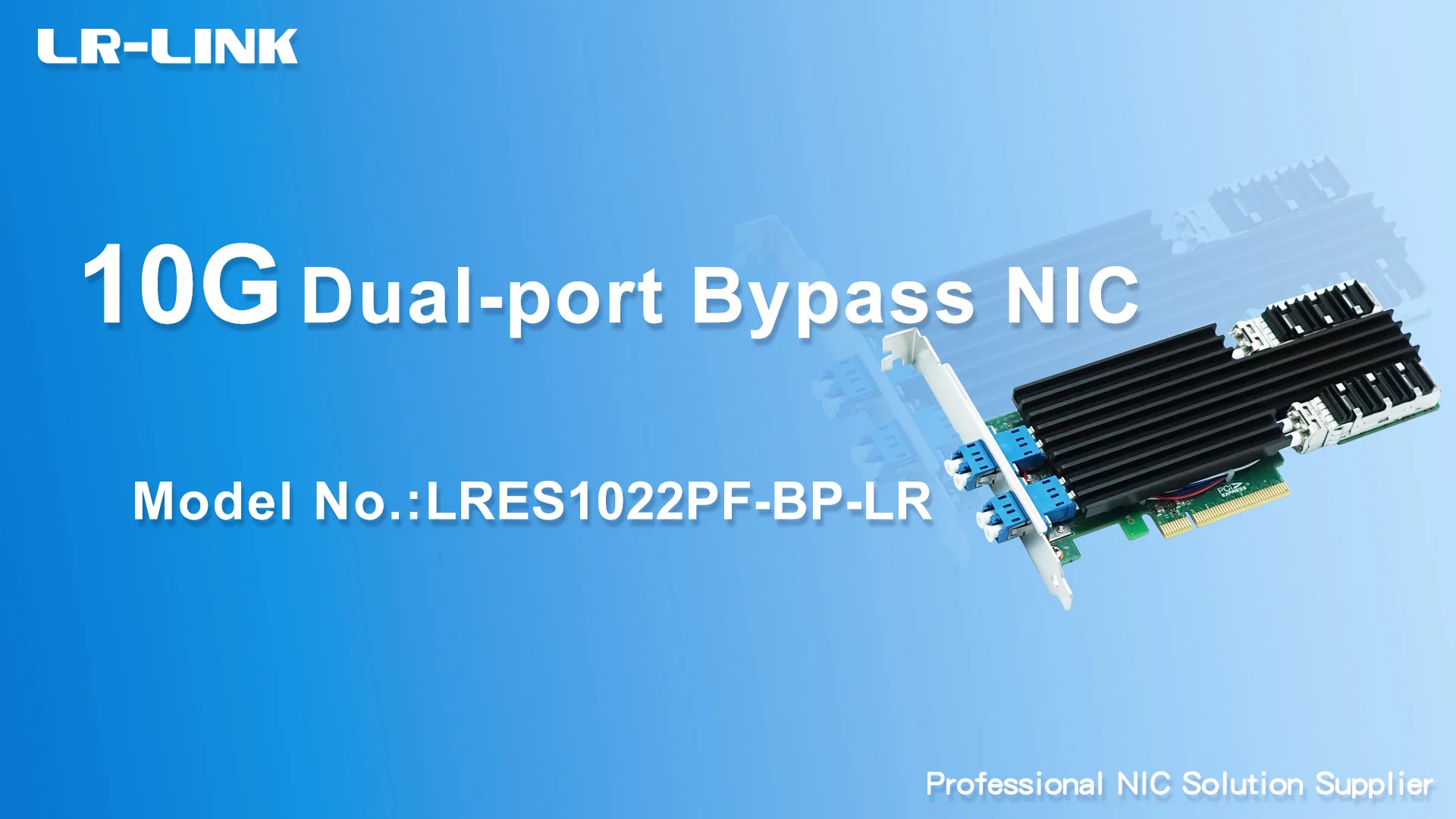 Lr-link Lres1022pf-bp-lr Pci Express X8 Dual Port Sfp+ Lr 1310nm 10g ...