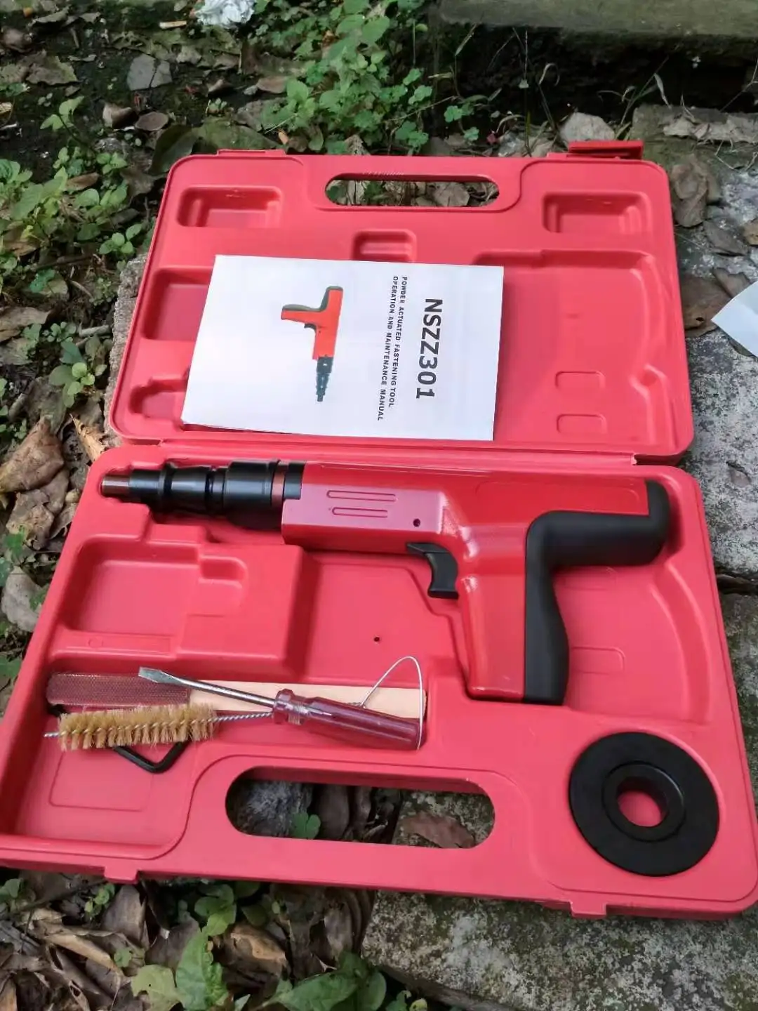 Cordless Powder Mounting Gun Insulation Nail Gun - Buy Single Shot ...