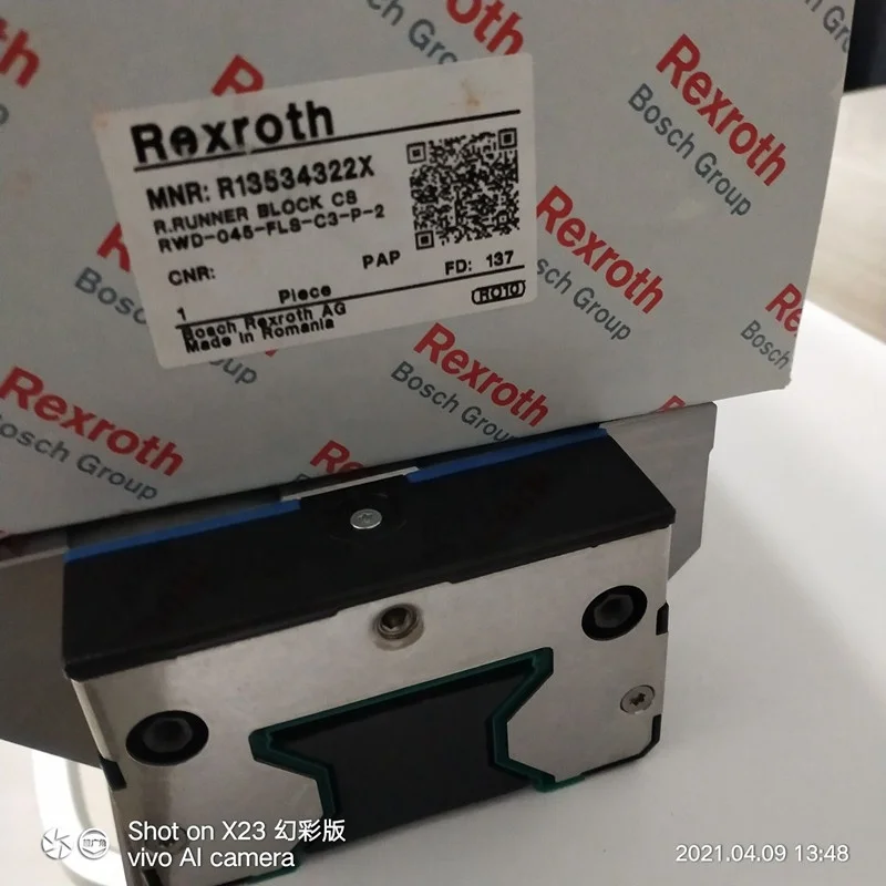 Rexroth Linear Guide Slide Rail Runner Block R185352210 R18535222x - Buy Rexroth Linear Guide ...