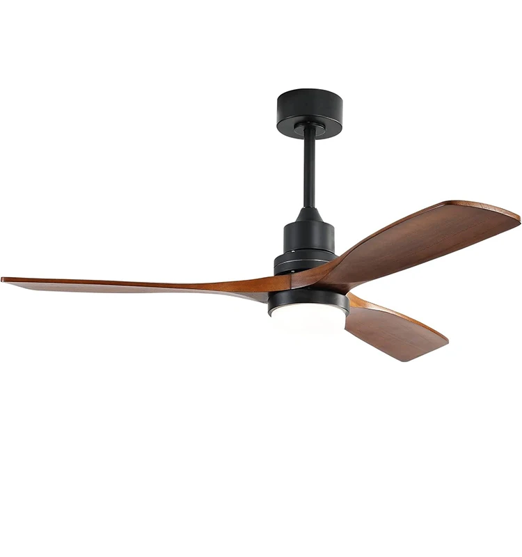 52'' Wood Ceiling Fan Fan Ceiling,Motor Solid With Lights Remote ...